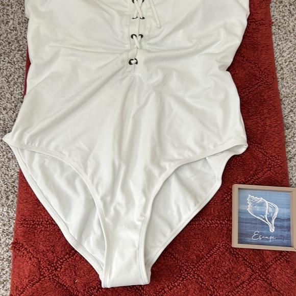 Swimsuits For All | Swim | Nwt Swimsuits For All Lace Up Swimsuit ...